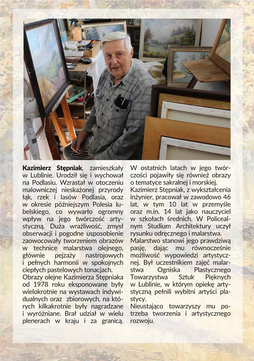 Wystawa malarstwa – KAZIMIERZ STĘPNIAK – Dom Kultury LSM